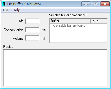 HP Buffer Calculator下载-HP Buffer Calculator中文版下载[计算软件]-pc下载网