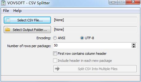Vovsoft CSV Splitter下载-Vovsoft CSV Splitter官方版下载[文件分割]-pc下载网