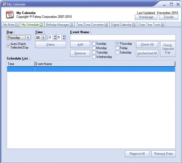 My Calendar下载-My Calendar(日程管理软件)官方最新版下载-PC下载网